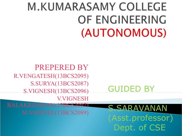 DESIGN AND ANALYSIS OF ALGORITHM (DAA) | PPT