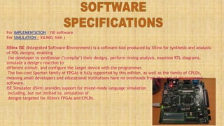 FPGA implementation of synchronous and asynchronous counter and simulation of UART protocol | PPTX