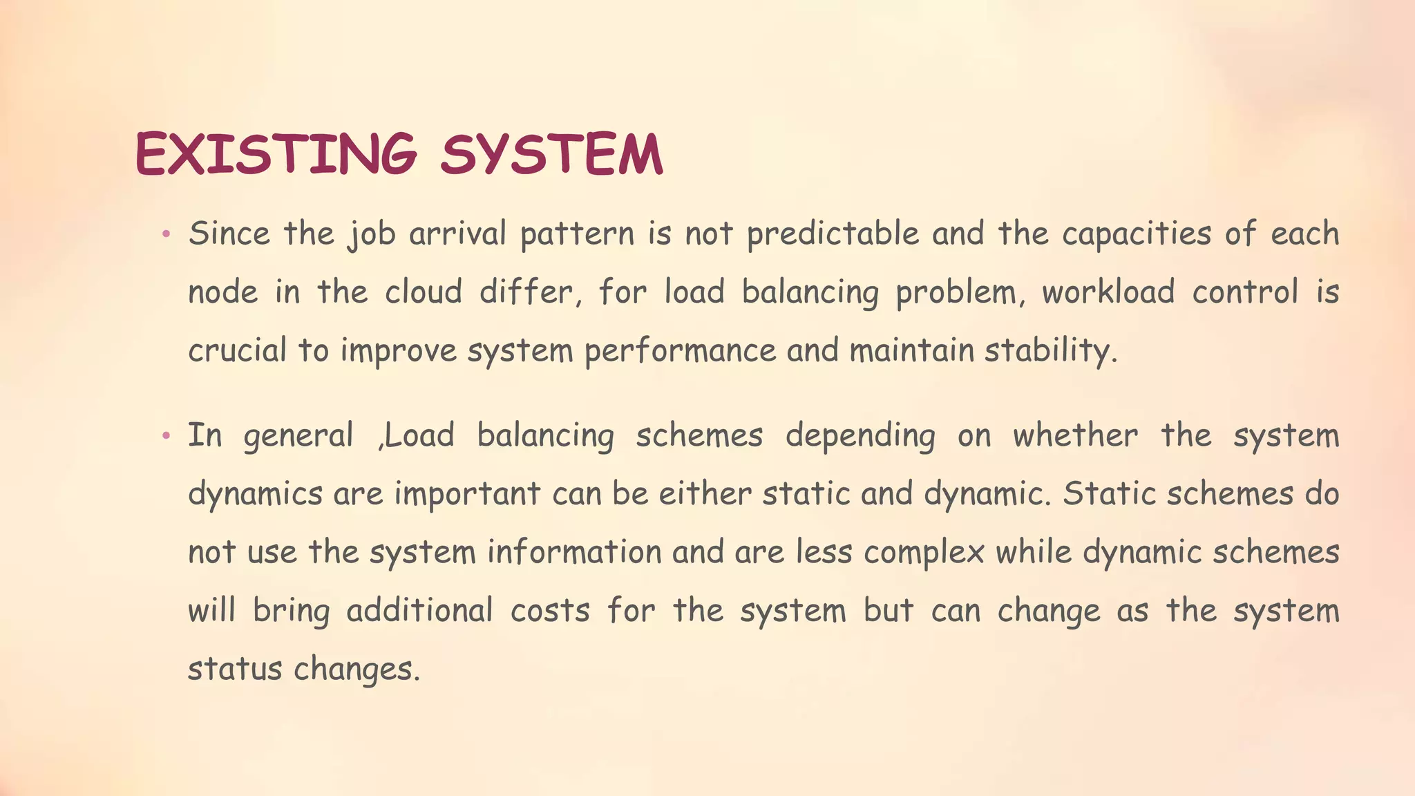 A Load Balancing Model Based On Cloud Partitioning For The Public Cloud Ppt Ppt