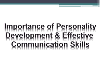Importance of Communication Skills | PPTX