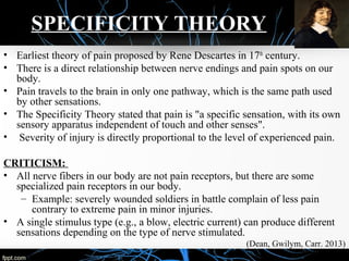 The Psychology of Pain: Understanding and Management in Nursing Care | PPT