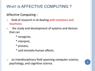 EMOTION BASED COMPUTING | PPTX