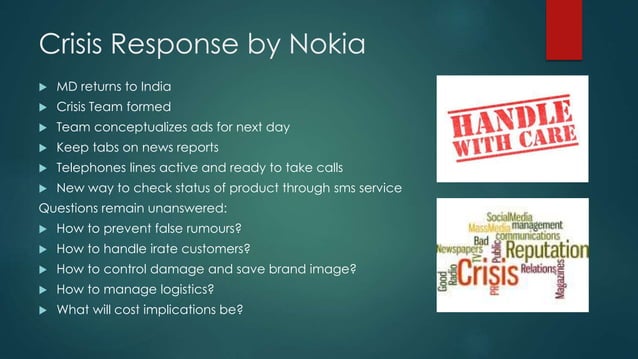 Nokia- A Bomb in your Pocket | PPTX | Recalls | Consumer Issues