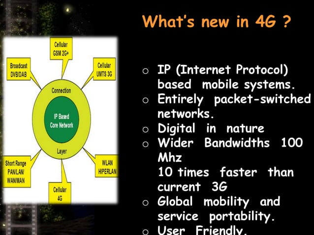 ppt on 4g in detail from og to 4g | PPT