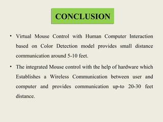3-D Mouse controlling with wrist watch | PPT