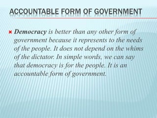 Democracy | PPTX