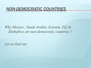 Democracy | PPTX