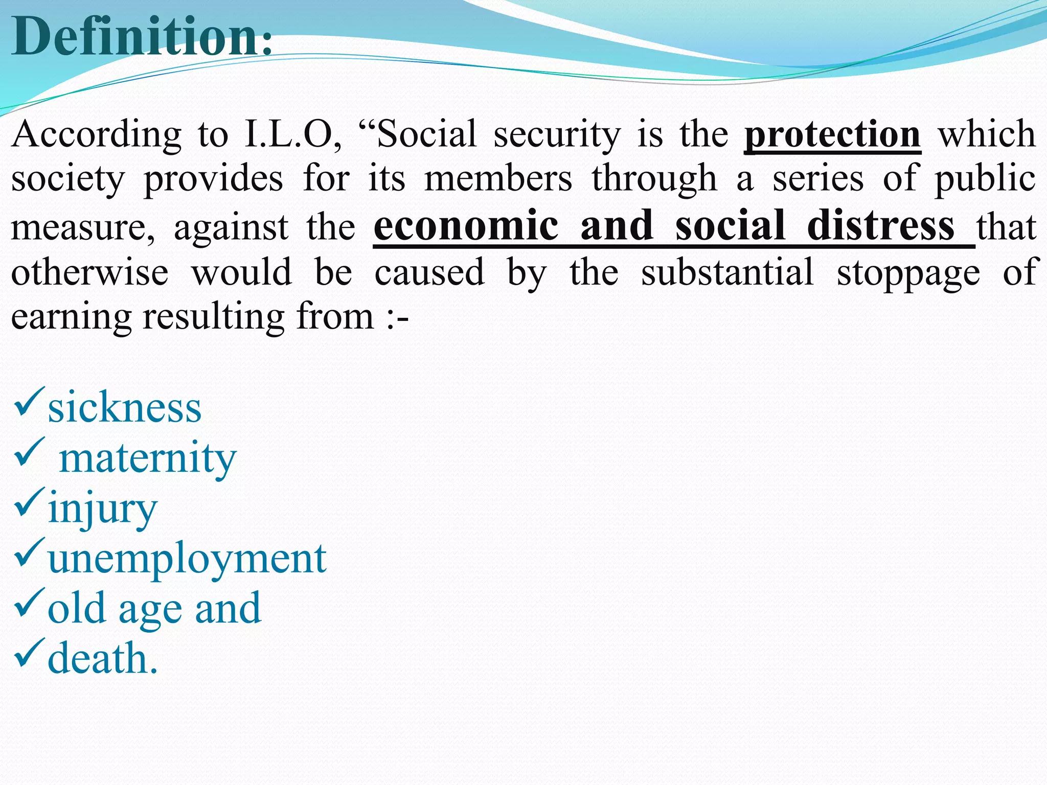 Social security | PPTX