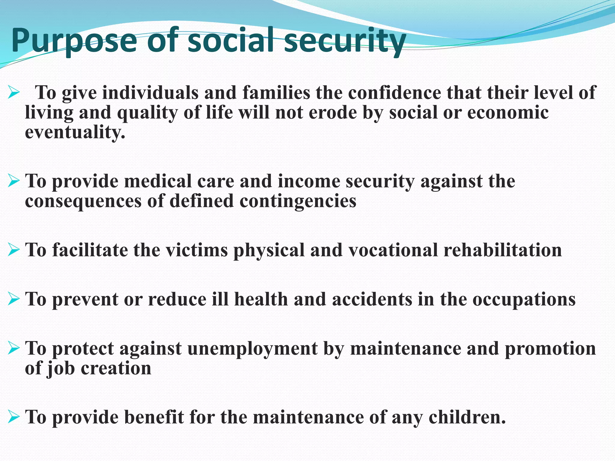Social security | PPTX
