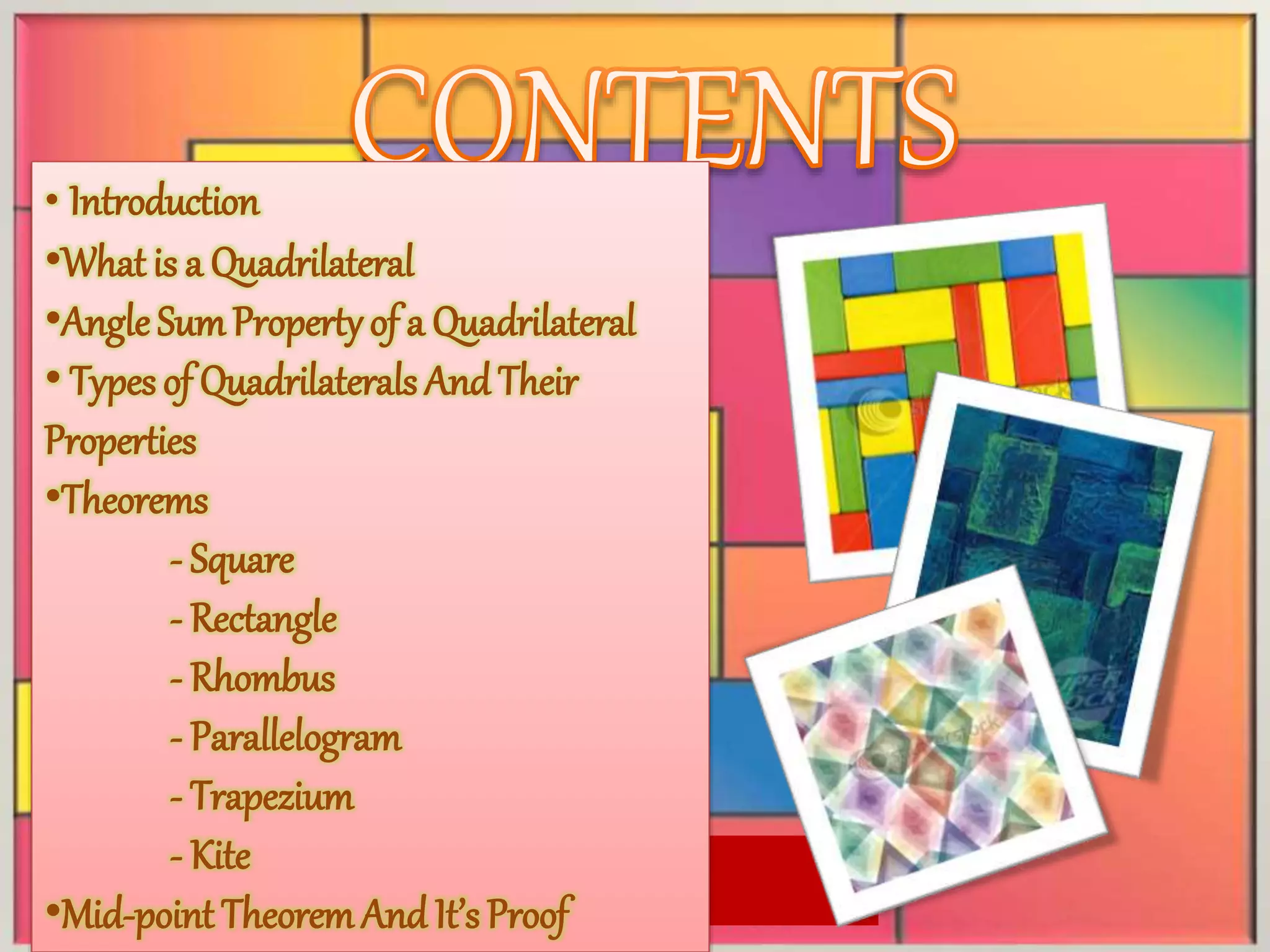 Quadrilaterals | PPTX