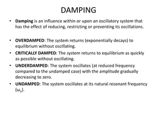 Mechanical Vibration | PPTX
