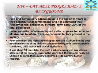 mid day meal... | PPTX