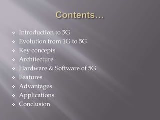 5G wireless technology ppt | PPTX