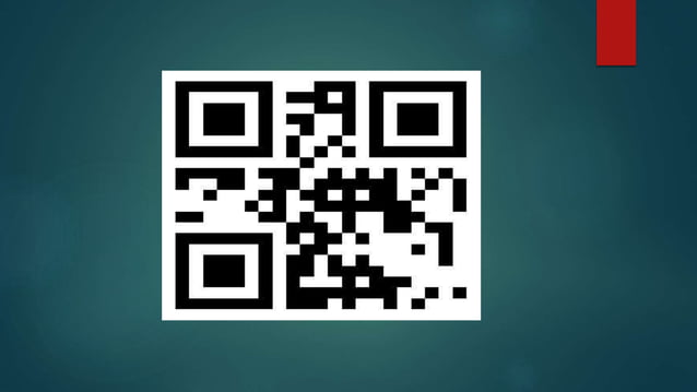 QR-CODE presentation slide | PPTX