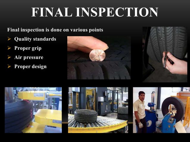 Manufacturing process of tyre | PPTX