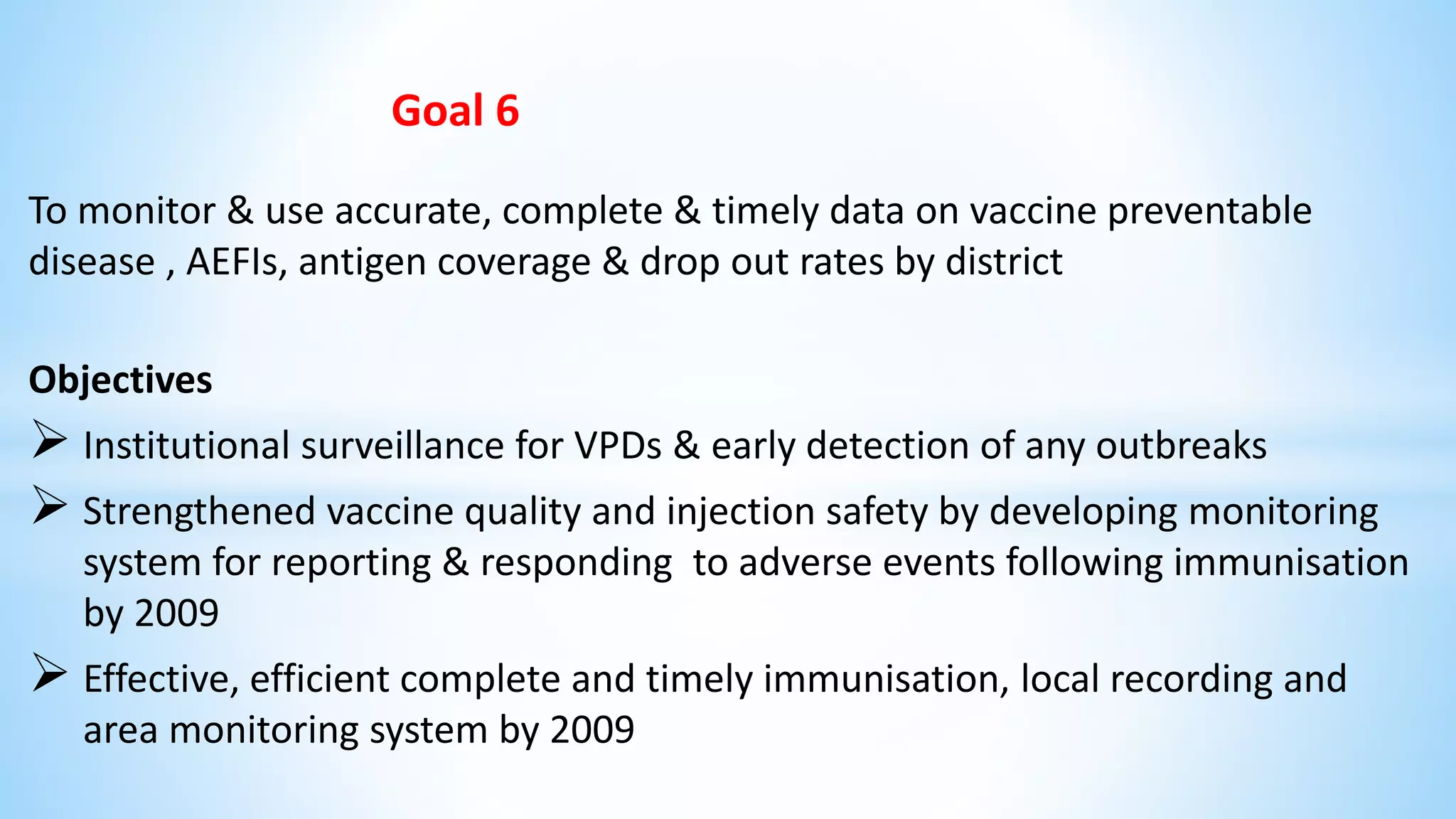 NATIONAL IMMUNISATION PROGRAMME ... | PPTX