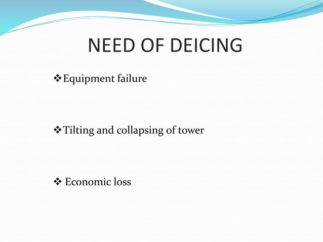 Deicing of transmisson line by dielectrc losses | PPTX