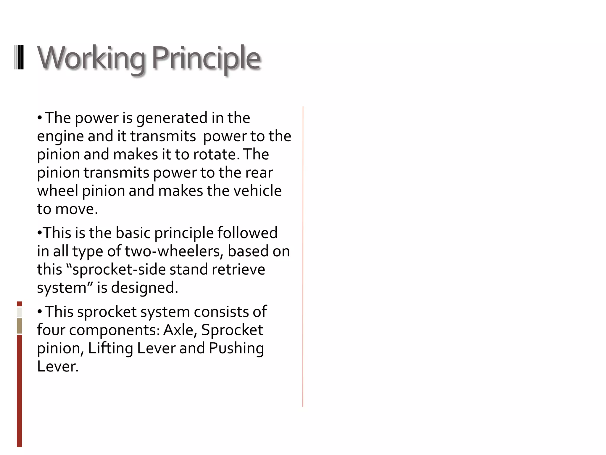 Automatic stand retrieval system ppt | PPTX