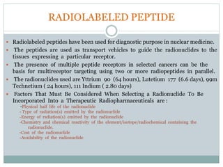 PEPTIDE LABELLING & GAMMA RAY SPECTROSCOPY | PPTX