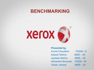 Xerox - Benchmarking | PDF