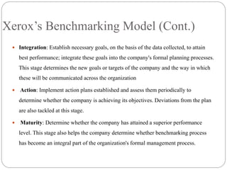 Xerox - Benchmarking | PDF