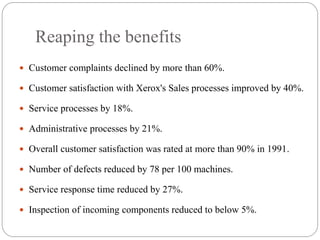 Xerox - Benchmarking | PDF
