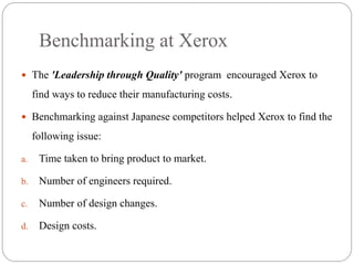 Xerox - Benchmarking | PDF