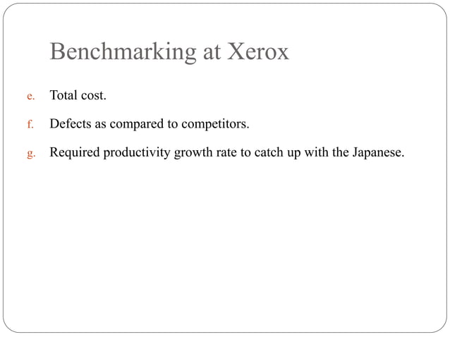 Xerox - Benchmarking | PDF | Computer Software and Applications | Computing