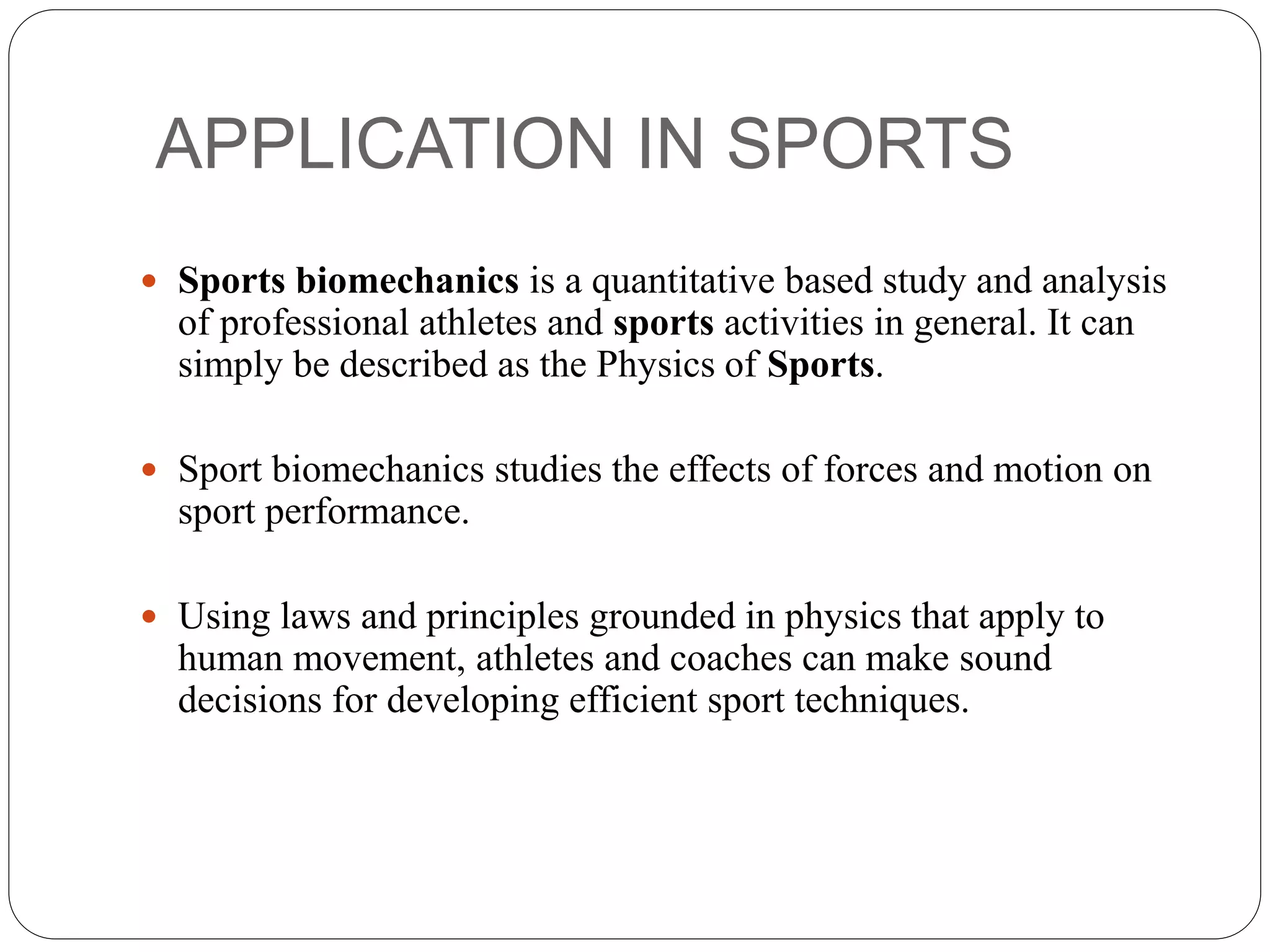 BIO-MECHANICS | PPTX