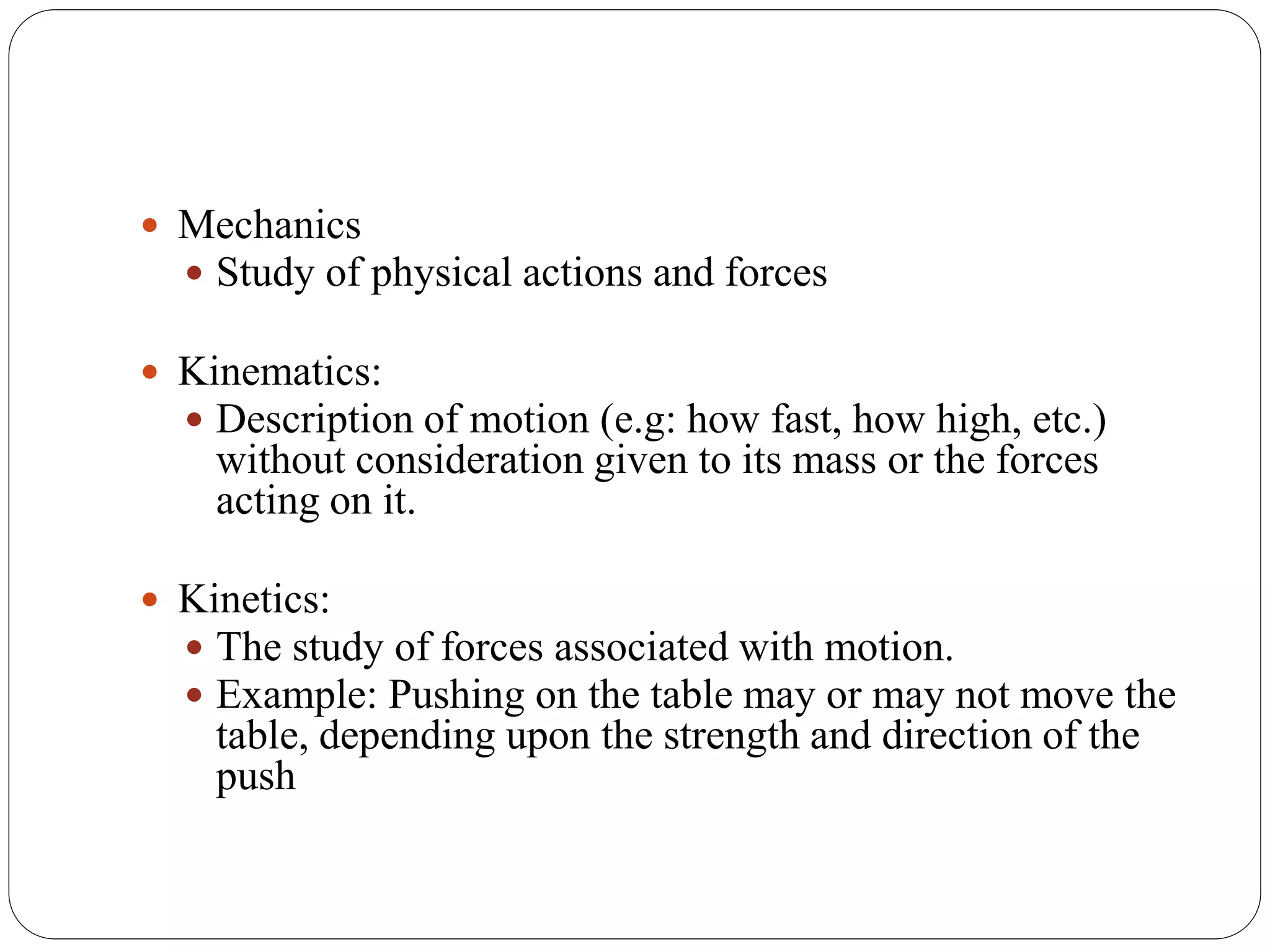 BIO-MECHANICS | PPTX