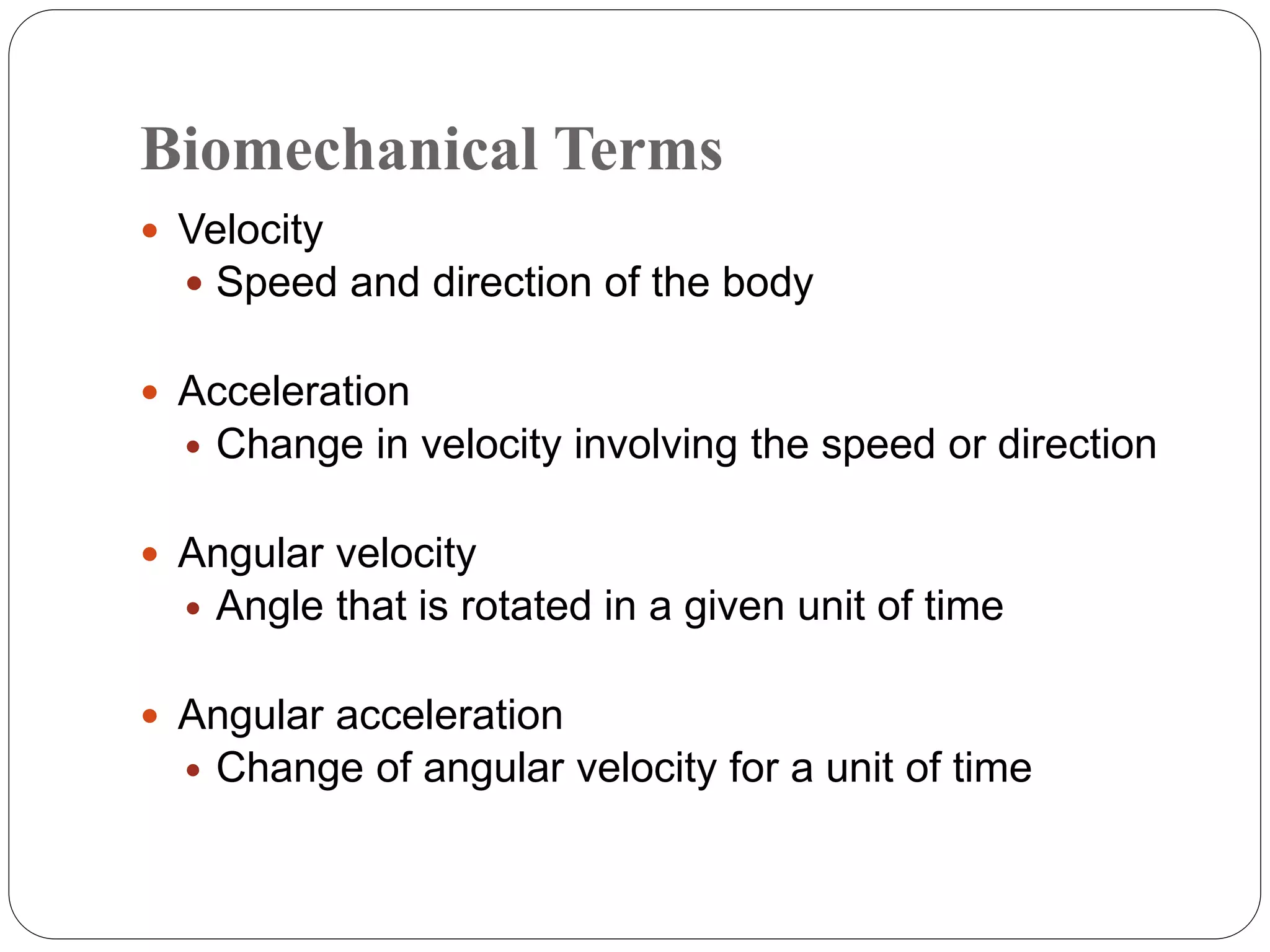 BIO-MECHANICS | PPTX
