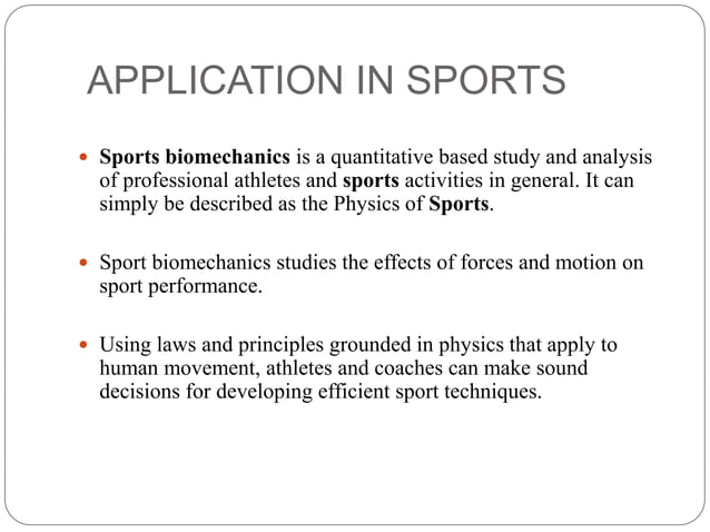 BIO-MECHANICS | PPTX