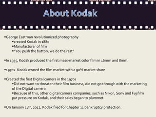 CASE STUDY OF KODAK PHOTO CD | PPTX