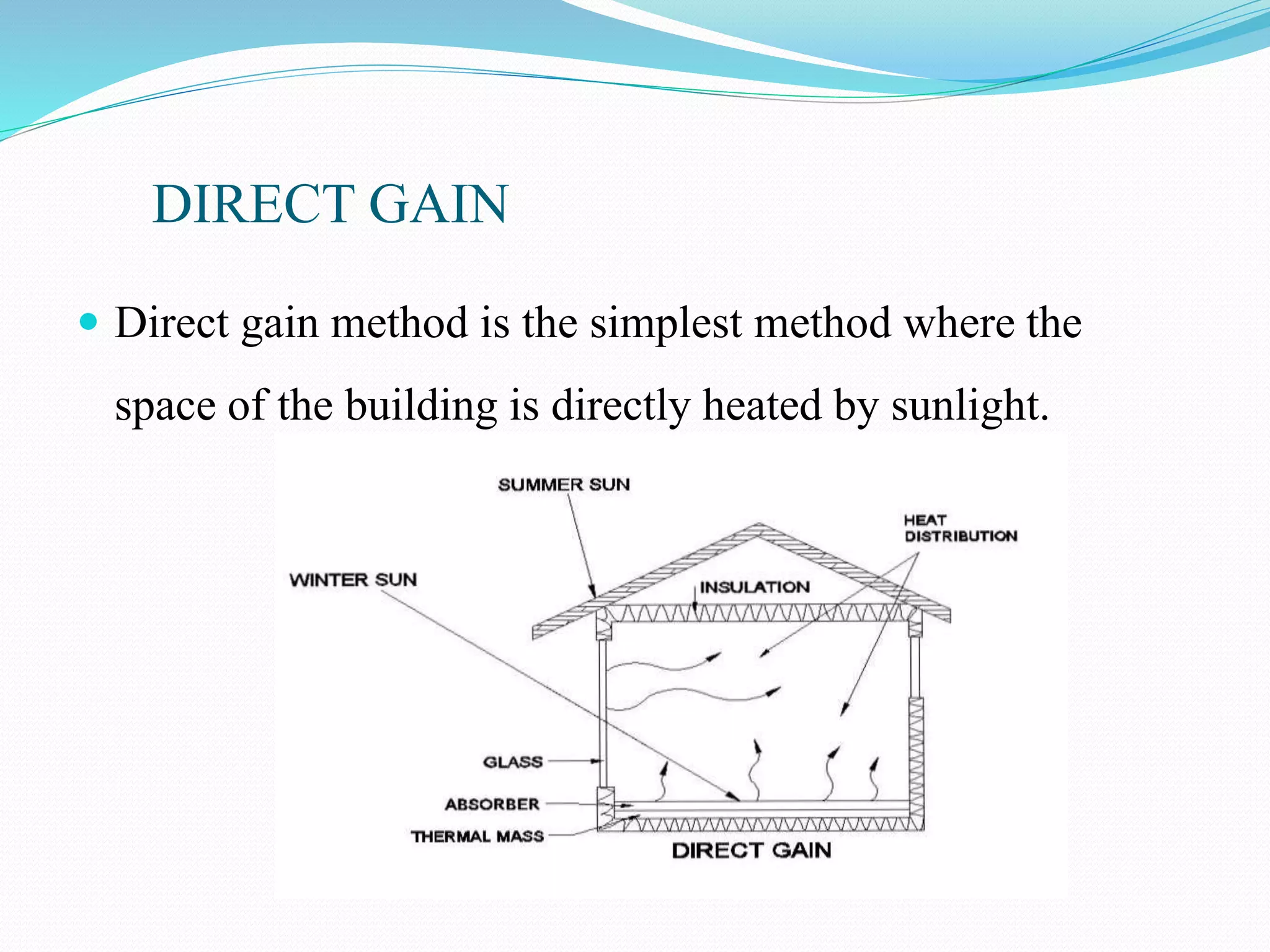 Passive solar energy buildings | PPTX