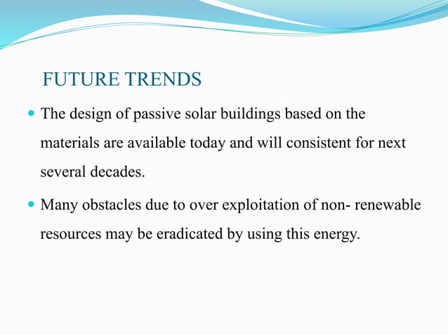 Passive solar energy buildings | PPTX | Power and Energy Industry ...