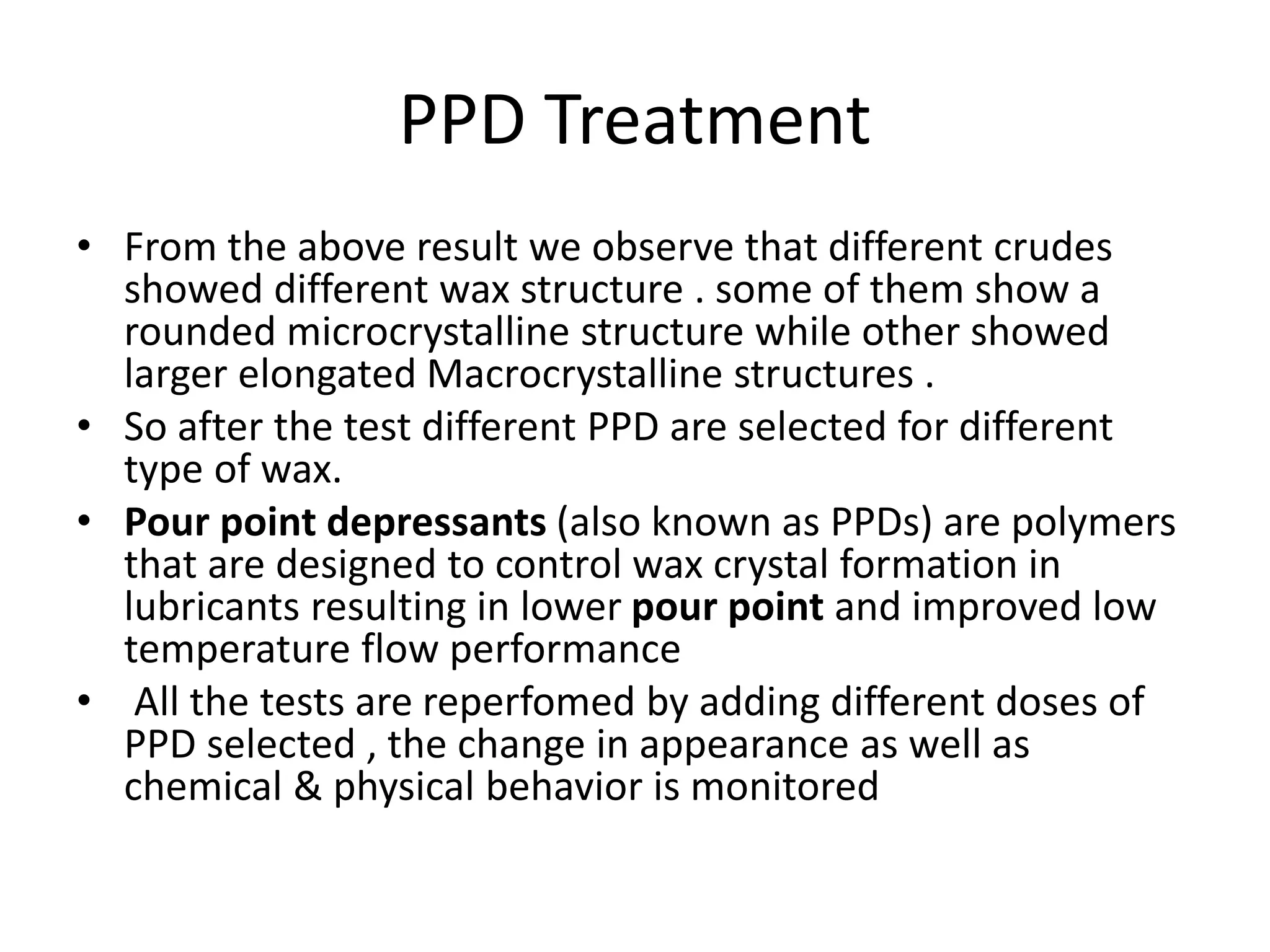 cross polar microscopy on crude | PPTX