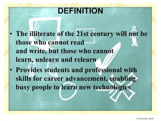 e-learning | PPTX | Internet | Computing