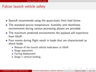 SpaceX's Falcon 9 Reusable Launch Vehicle | PDF