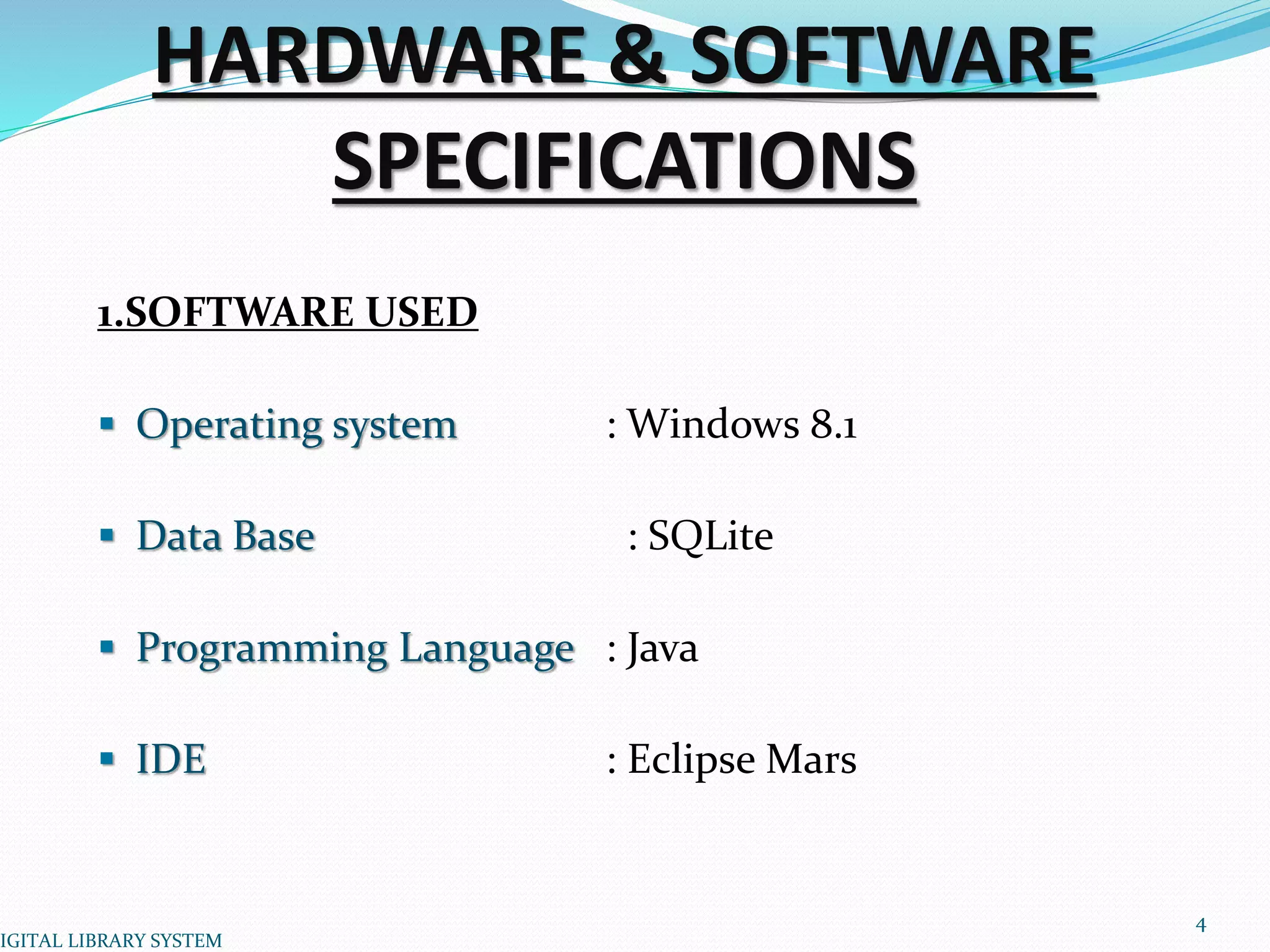 Digital Library System | PPTX