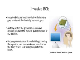Brain Computer Interface(BCI) | PPT