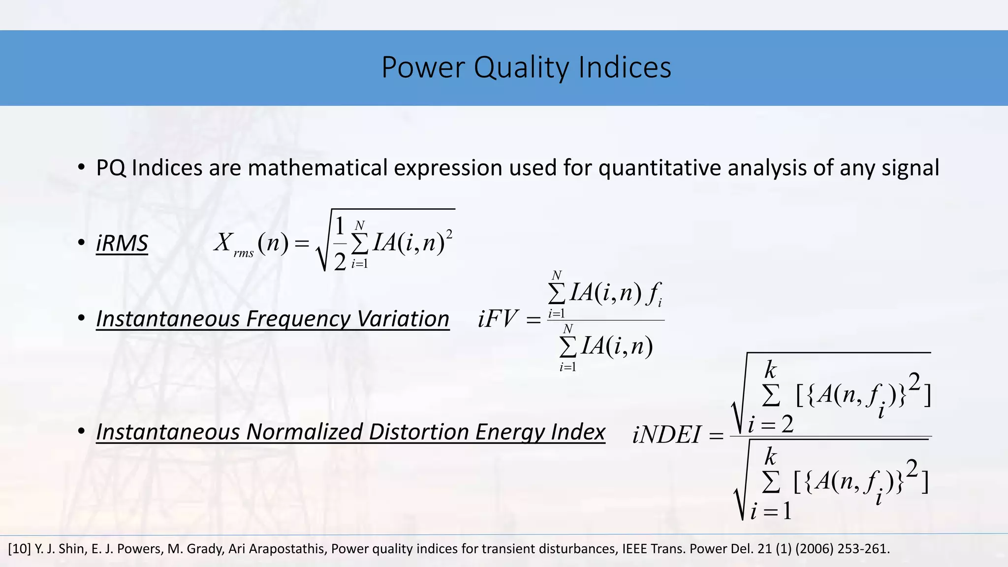 Signal Classification And Characterization Using S Transform And