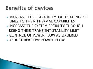 implementation of statcom and reactive power compensation | PPTX