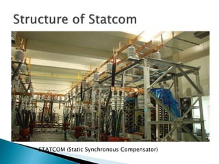 implementation of statcom and reactive power compensation | PPTX