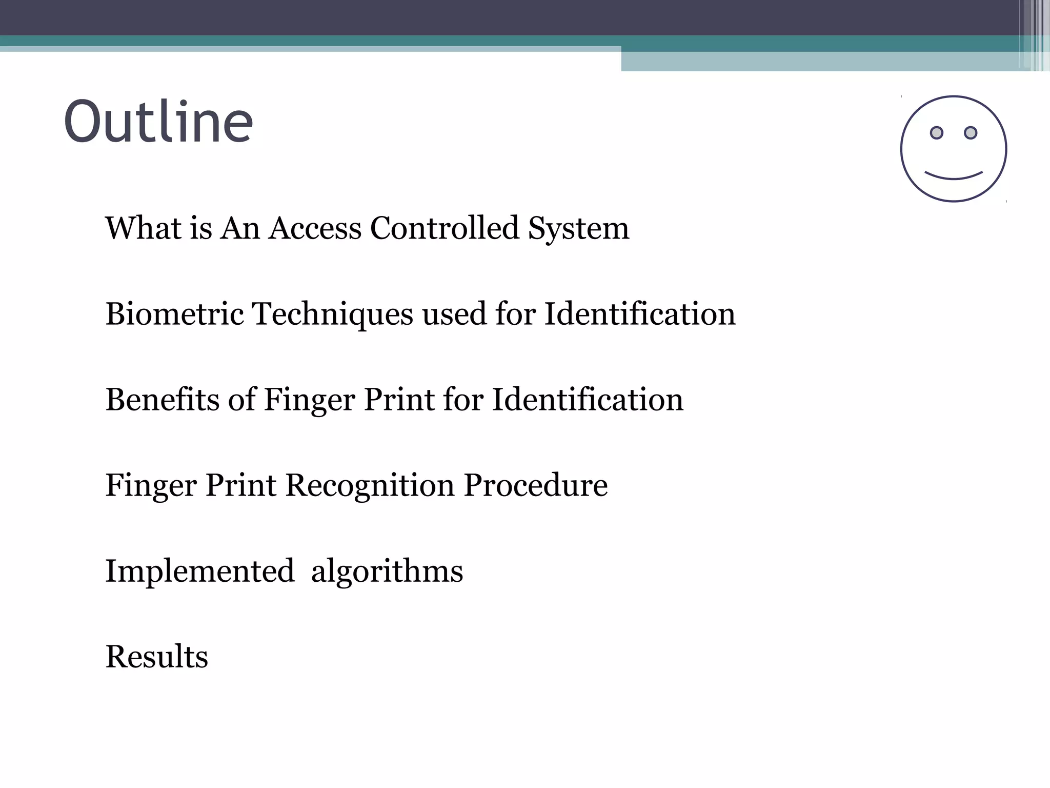 Fingerprint Images Enhancement ppt | PPT