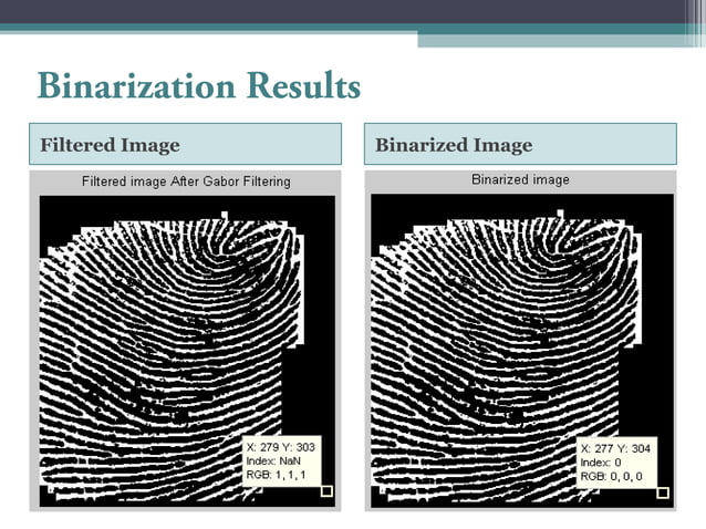 Fingerprint Images Enhancement Ppt Ppt