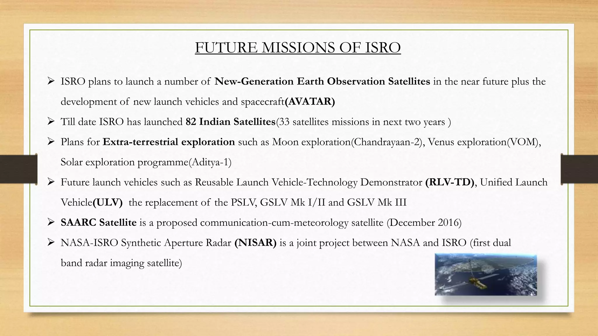 ACHIEVEMENTS OF ISRO | PPTX