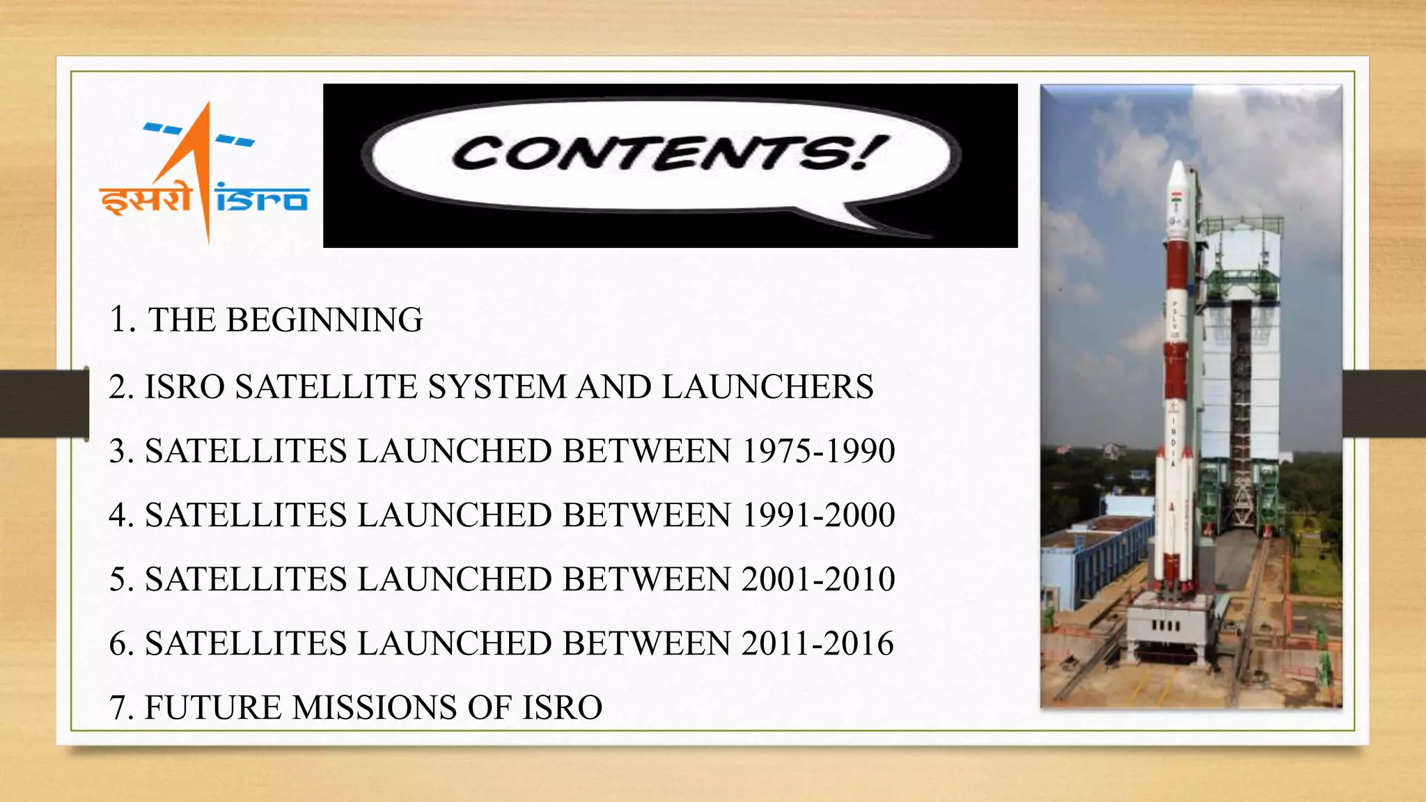 ACHIEVEMENTS OF ISRO | PPTX