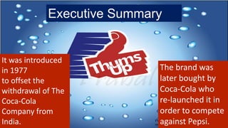Thums UP Thunder Race app ppt | PPTX