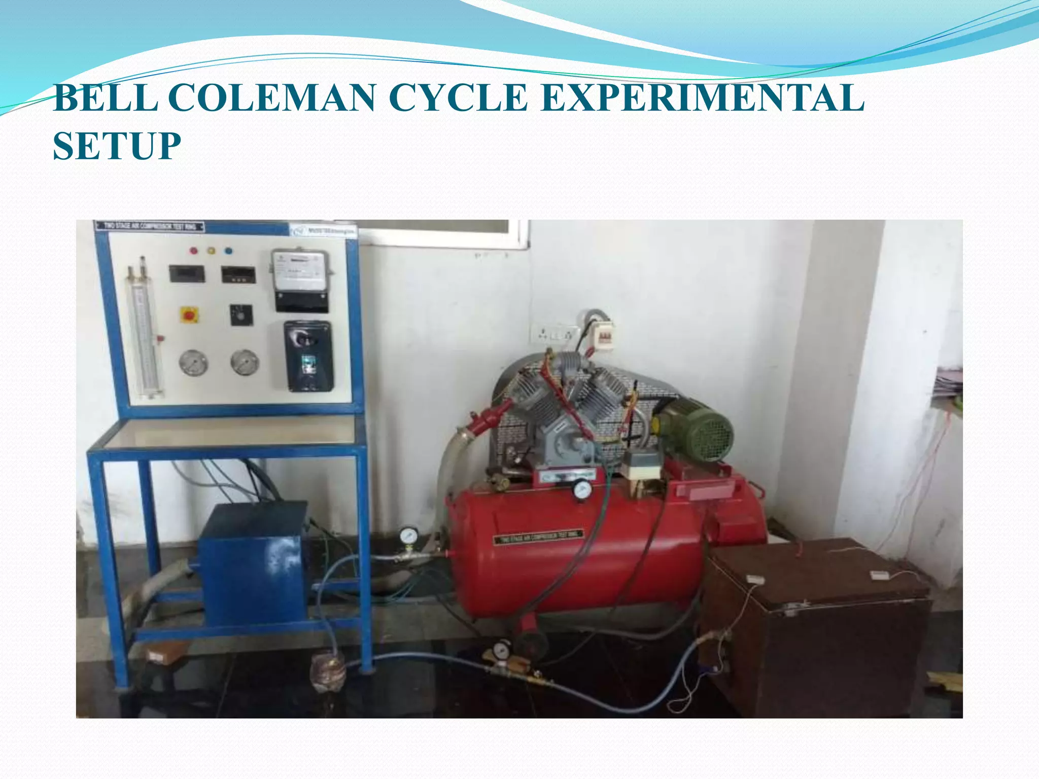 Air refrigeration system by Bell Coleman cycle and Vortex tube | PPTX