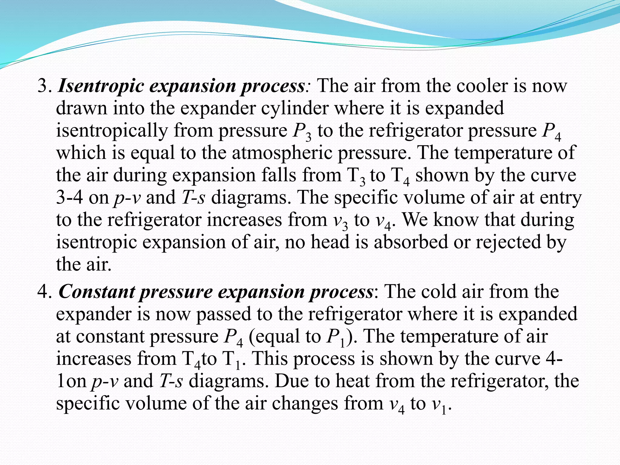 Air refrigeration system by Bell Coleman cycle and Vortex tube | PPTX